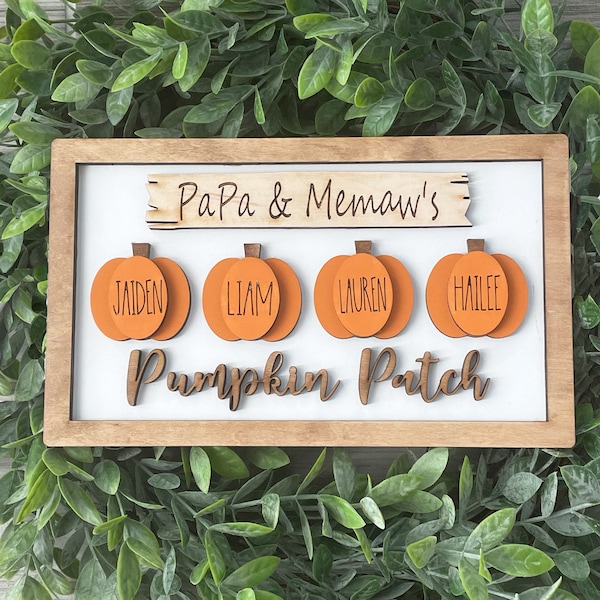 Pumpkin Patch Sign - Etsy