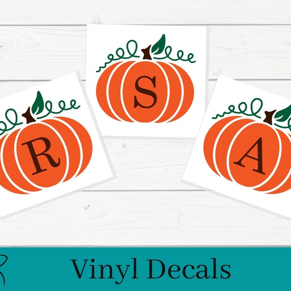 Initial Pumpkin - Etsy