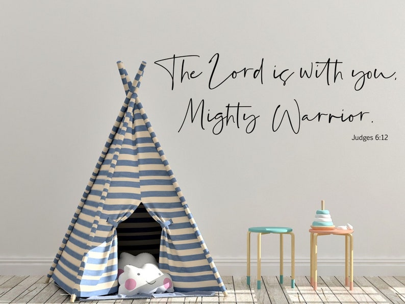 The Lord is With You Mighty Warrior SVG PNG Cricut Files - Etsy