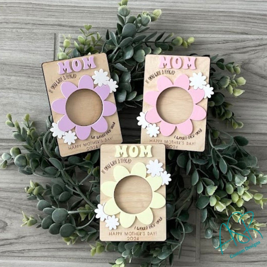 Mother's Day Magnet Photo Frame, Mom Photo Magnet, Mother's Day Gift ...