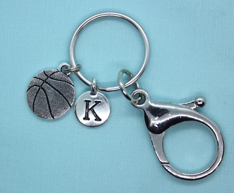 Basketball Keychain Personalized Stainless Steel Key Ring - Etsy