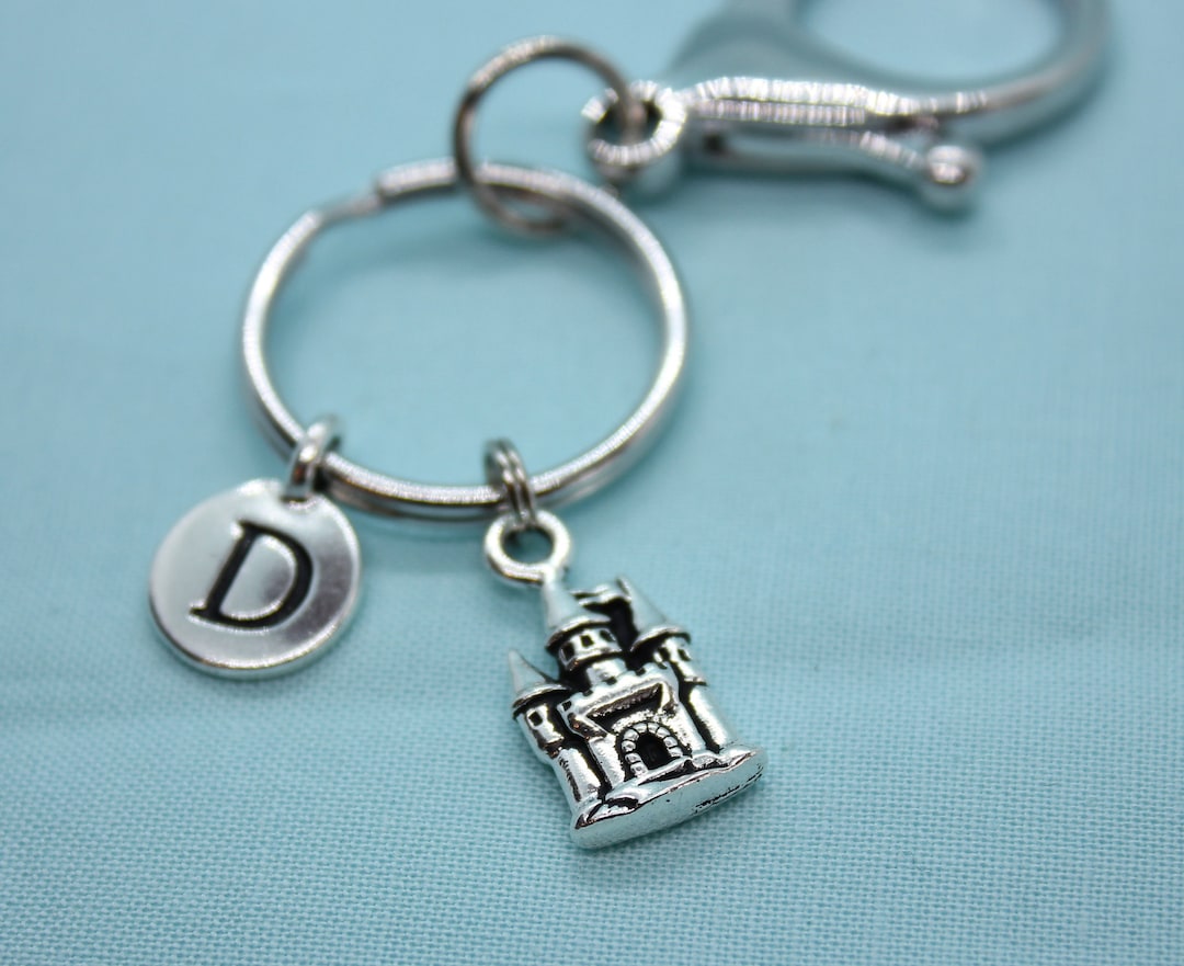 Stainless Steel Castle Keychain, Princess Castle Keyring, Princess ...