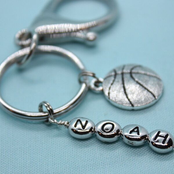 Basketball Keychain - Etsy