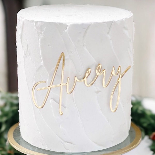 Acrylic Cake Topper - Etsy