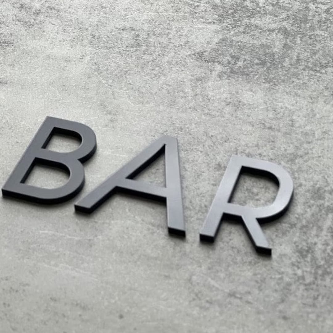 Gold Acrylic Letters-custom Business Sign-suite Sign-laser Cut Acrylic ...