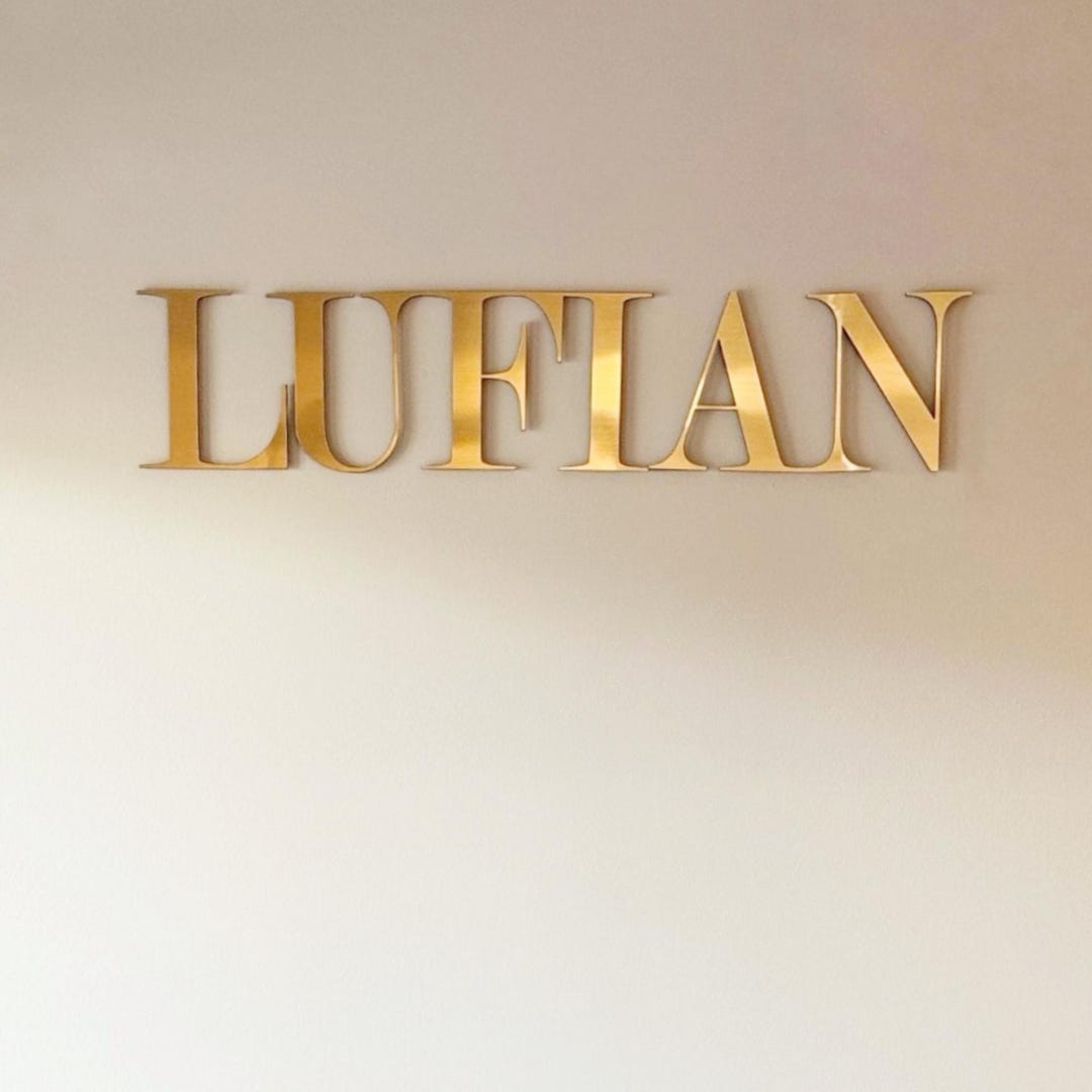 Acrylic Words, Acrylic Letters, Gold Letters, Signage Words, Business ...