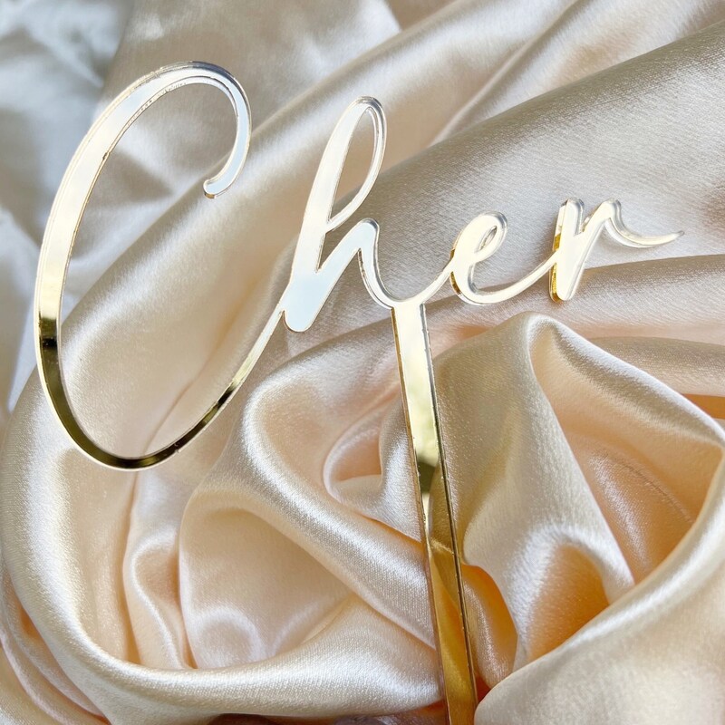 Name Cake Topper - Etsy
