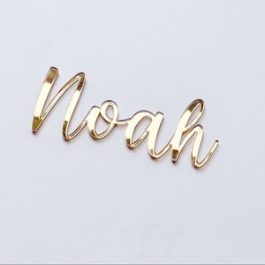 Personalized Gold Acrylic Name Sign: Nursery Decor - Etsy