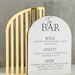 Wedding Bar Arch Sign, Double Arch Bar Signs, Drink Menu, Acrylic Sign ...