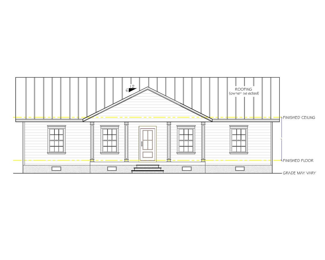 Willow Lane House Plan, 1664 Square Feet, Gable Roof Option - Etsy