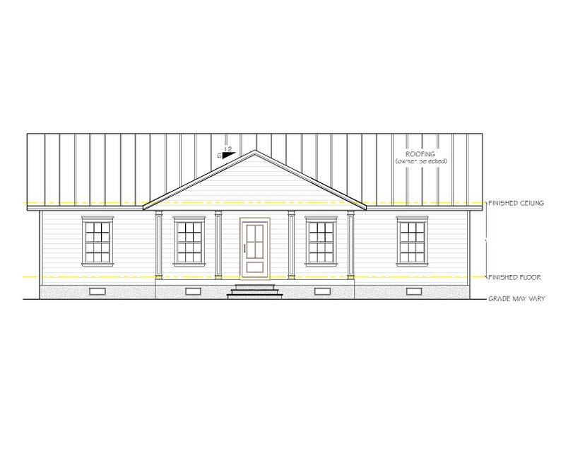 Willow Lane House Plan, 1664 Square Feet, Gable Roof Option - Etsy