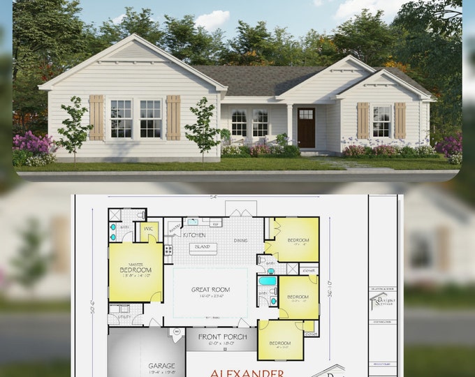 DesignerHomePlans - Etsy Canada