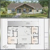Willow Lane House Plan, 1664 Square Feet, Gable Roof Option - Etsy Canada