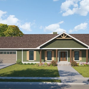 Thatcher House Plan 2964 Square Feet - Etsy