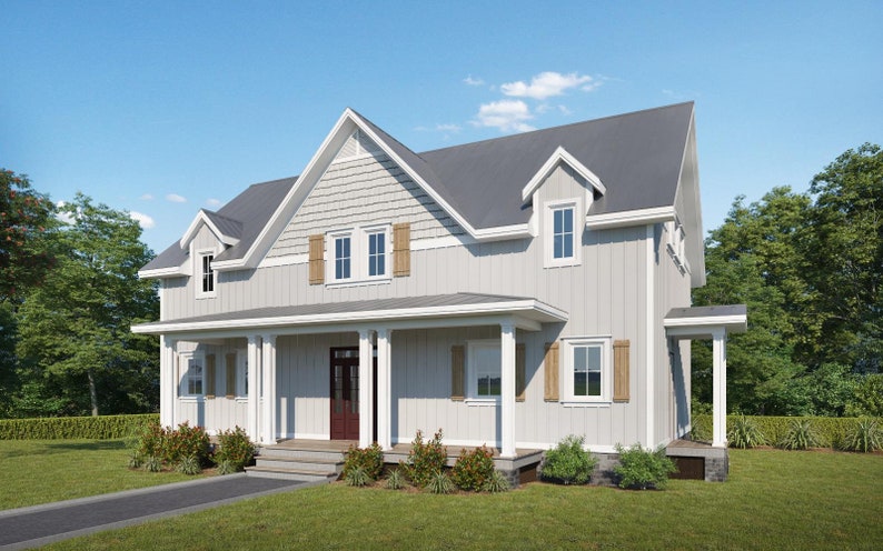 Lakeview House Plan, 2205 Square Feet - Etsy