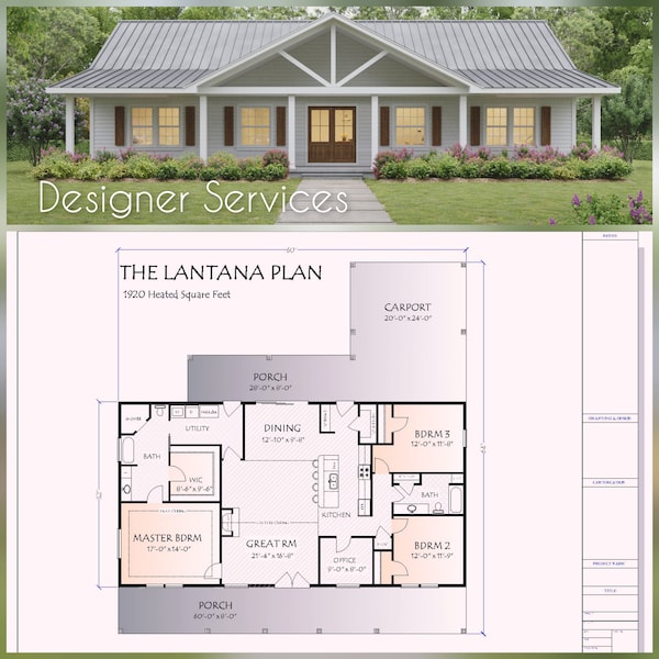 Thatcher House Plan, 2964 Square Feet - Etsy Canada