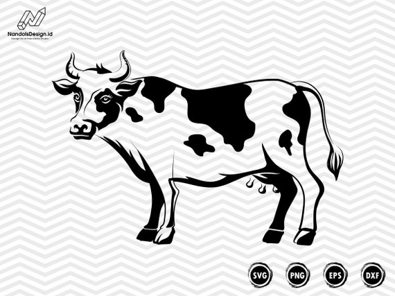 Cow SVG Cow Vector Cow Clipart Cow Files for Cricut Cow - Etsy
