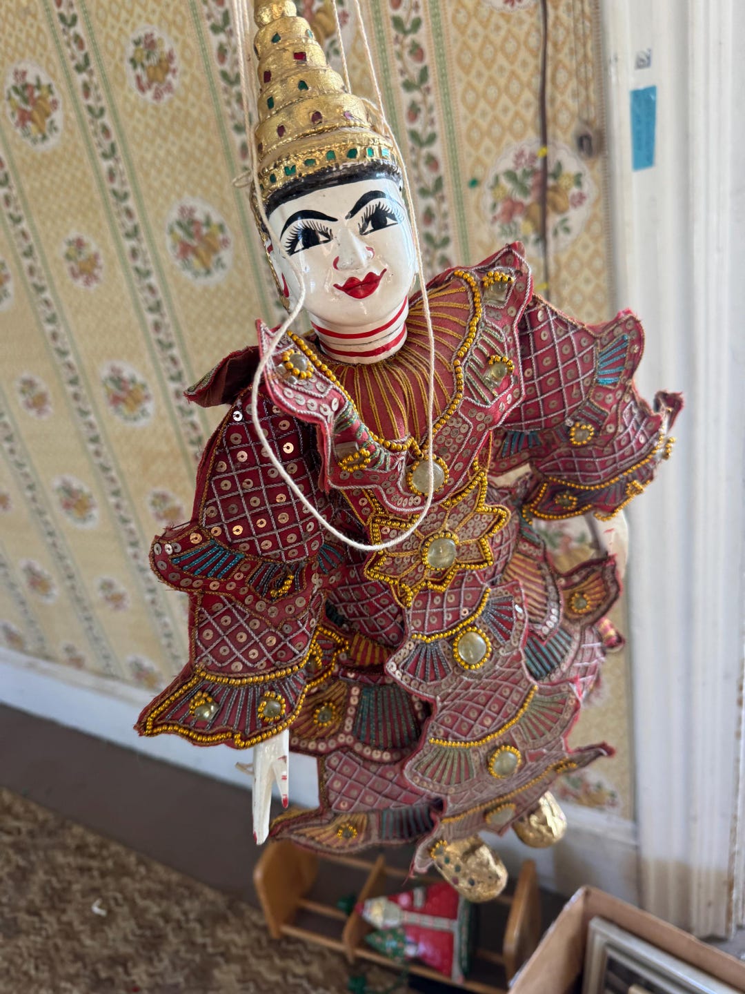 Vintage Burmese String Marionette Puppet - Etsy