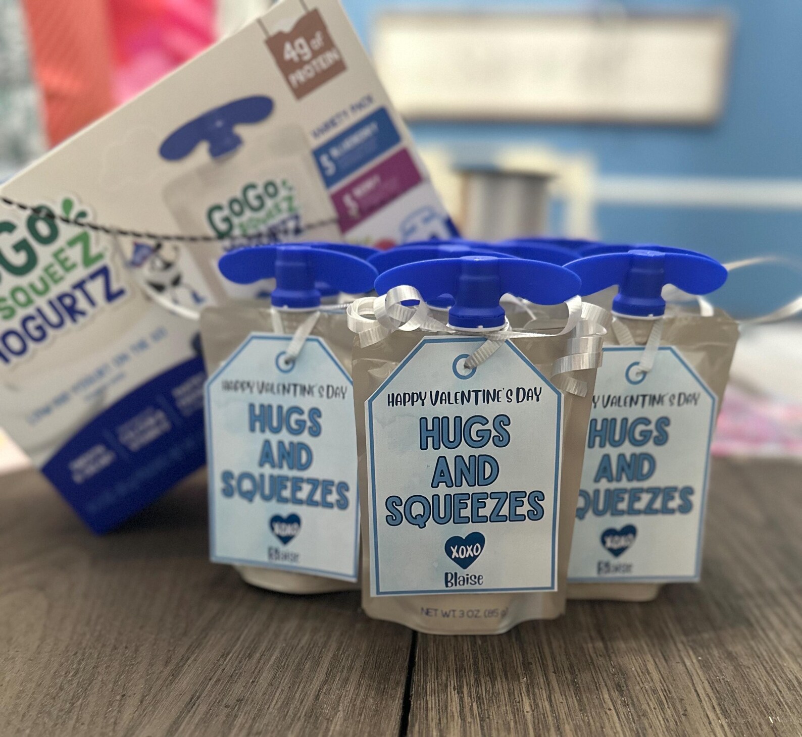 Hugs & Squeezes Valentine's Day Gift Tags - Printable Template ...