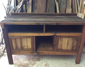 Primitive tv stand | Etsy