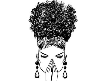 Afro png | Etsy
