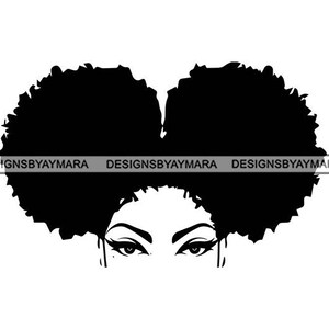 Afro Woman Svg Princess Queen Afro Hair Beautiful African | Etsy