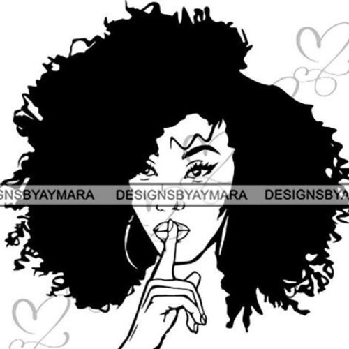 Afro Woman Svg Princess Queen Nubian Black Lady Beautiful - Etsy