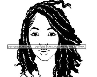 Afro Woman Svg Nubian Queen Diva Afro Hair Beautiful African American ...