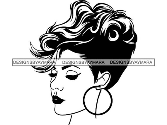 Woman sales Face Svg Classy Pretty