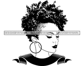 Woman Nubian Princess Queen Natural Short Hairstyle Beautiful | Etsy