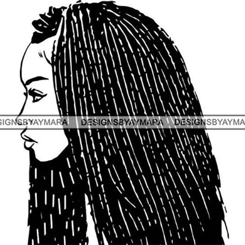 Afro Woman SVG Dreads Nubian Princess Queen Hair Beautiful - Etsy