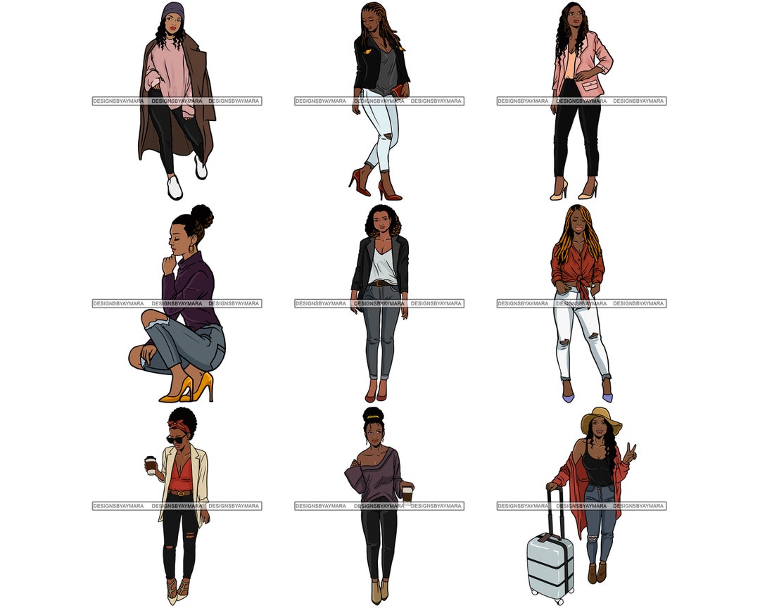 Bundle 9 Fashion Diva Woman Glamour Elegance Classy Lady African ...
