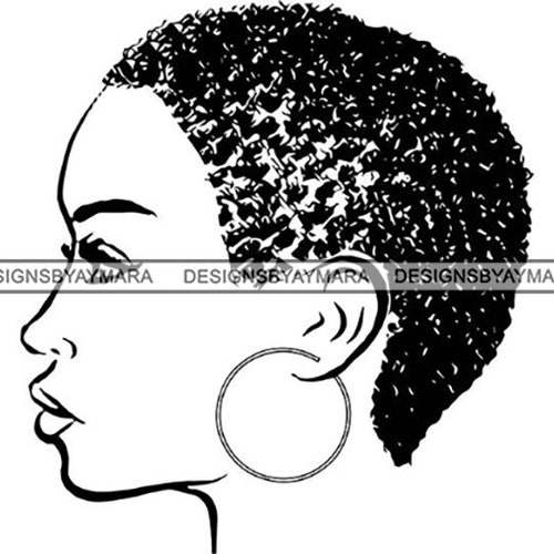 Afro Woman SVG Dreads Nubian Princess Queen Hair Beautiful - Etsy