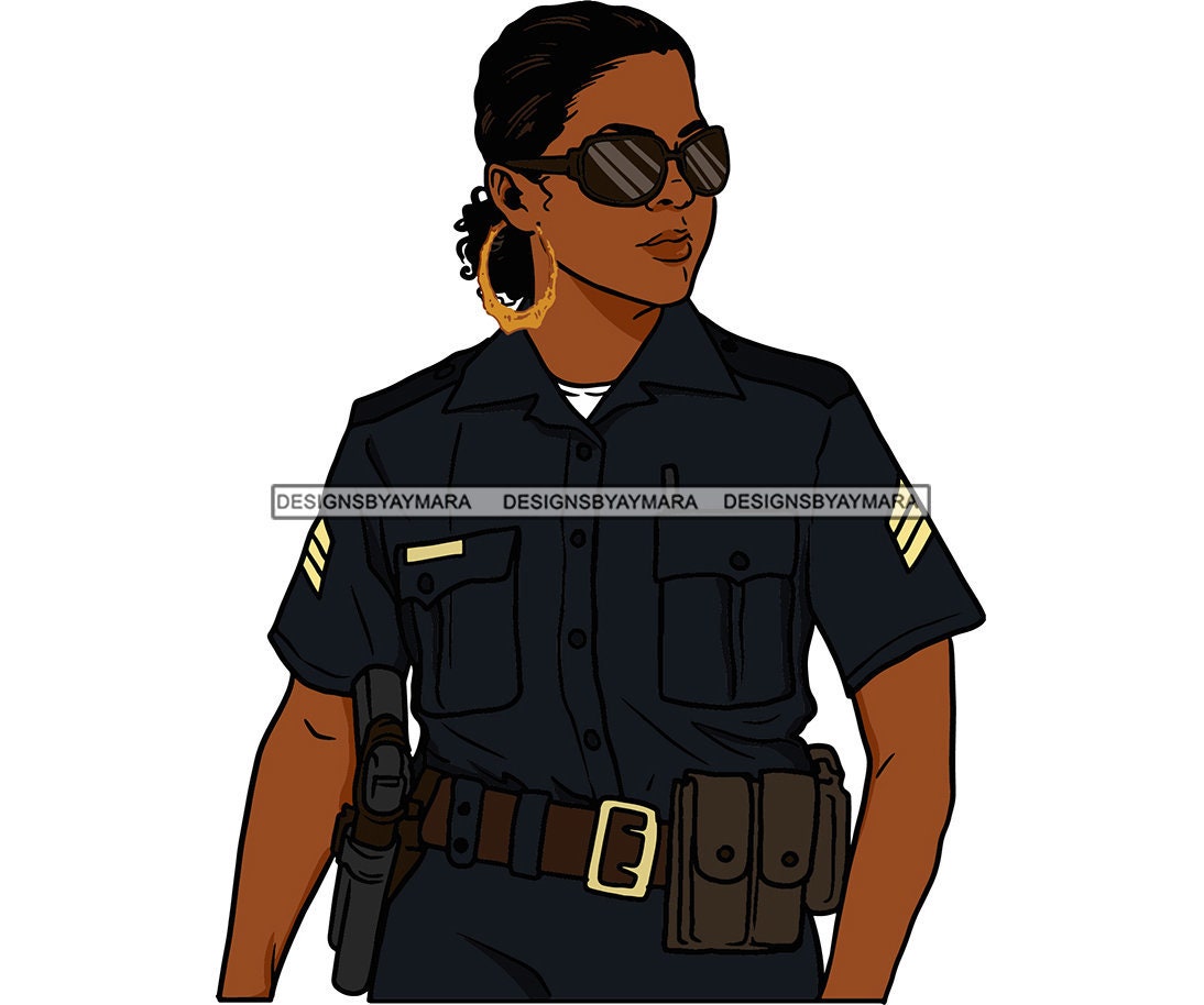 Female Security Guard Clipart