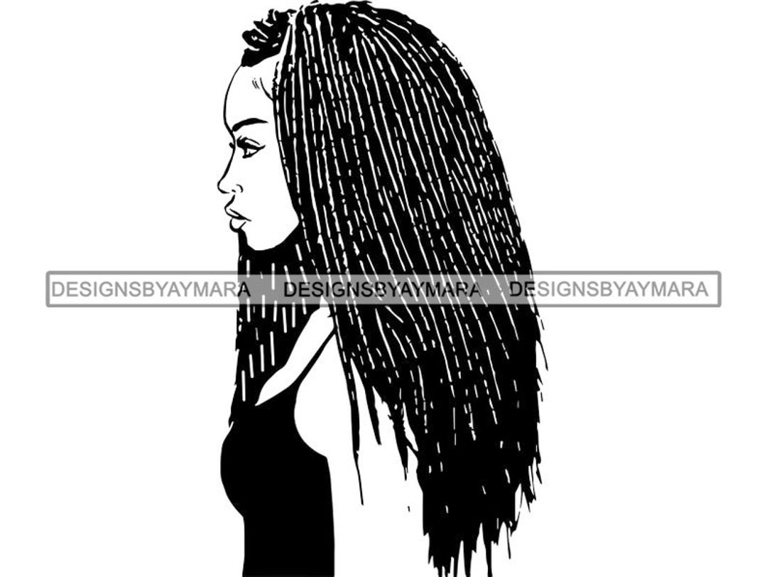 Afro Woman SVG Dreads Nubian Princess Queen Hair Beautiful - Etsy