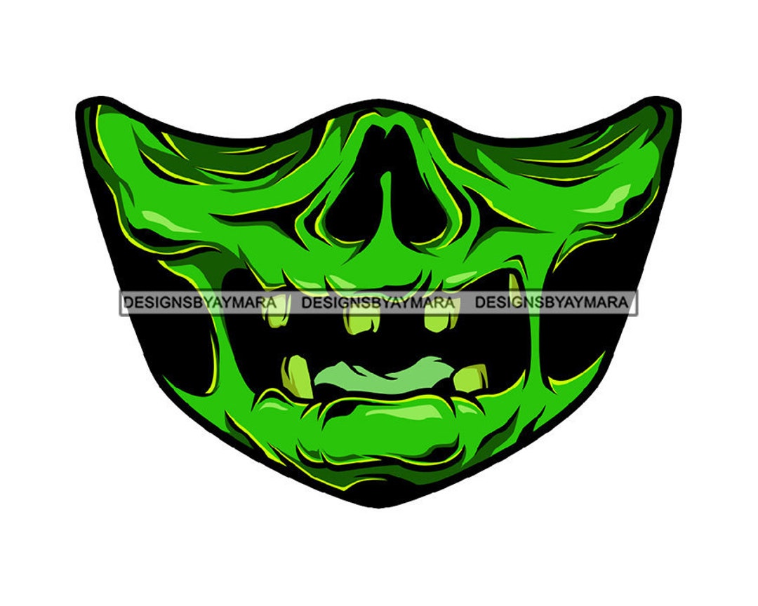 Funny Half Face Comic Cute Designs for Mask Unique Bizarre Expression ...