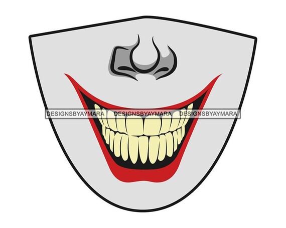 Funny Half Face Comic Cute Designs for Mask Unique Bizarre | Etsy