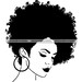 Black Woman Praying Nubian Princess Queen Afro Hair Beautiful African ...