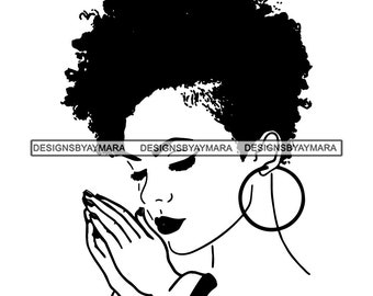 Woman Praying Dreads Nubian Princess Queen Hair Style | Etsy