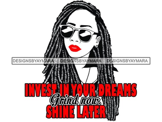 Craft Supplies & Tools Black Woman Nubian Princess Queen Hair Beautiful ...