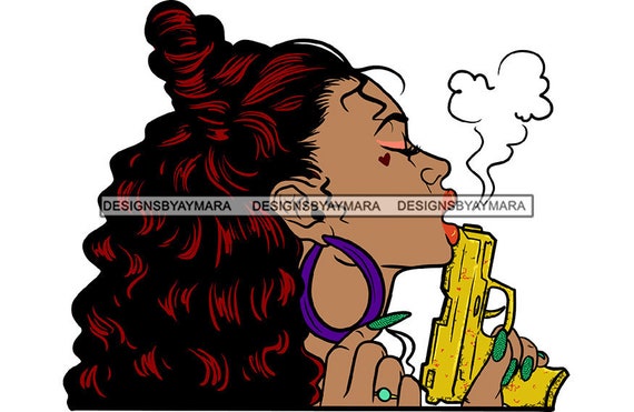 Ghetto Babe Street Girl Funky Girl Woman Face Urban Swag Hip | Etsy