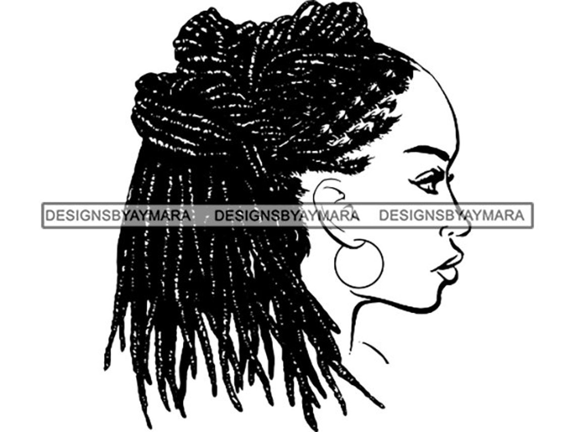 Afro Woman Dreads Hair Nubian Princess Queen Beautiful African | Etsy