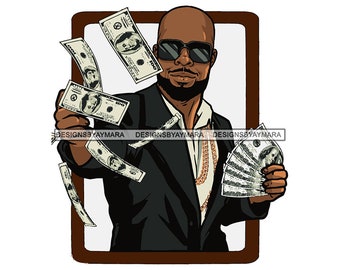 Money Man Vector - Etsy