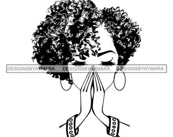 Black Women Praying Braids Nubian Princess Queen Hair | Etsy