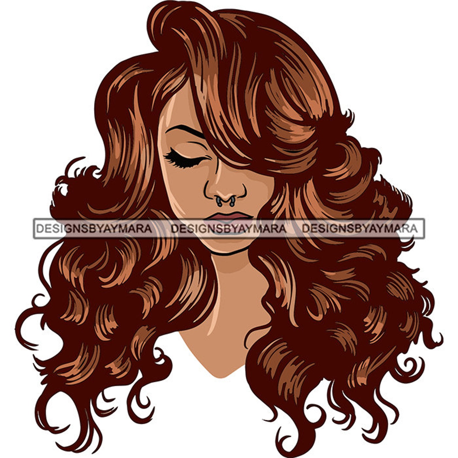 9 Black Woman Bundle Natural Hair Afro Girl Layered Svg Cricut - Etsy