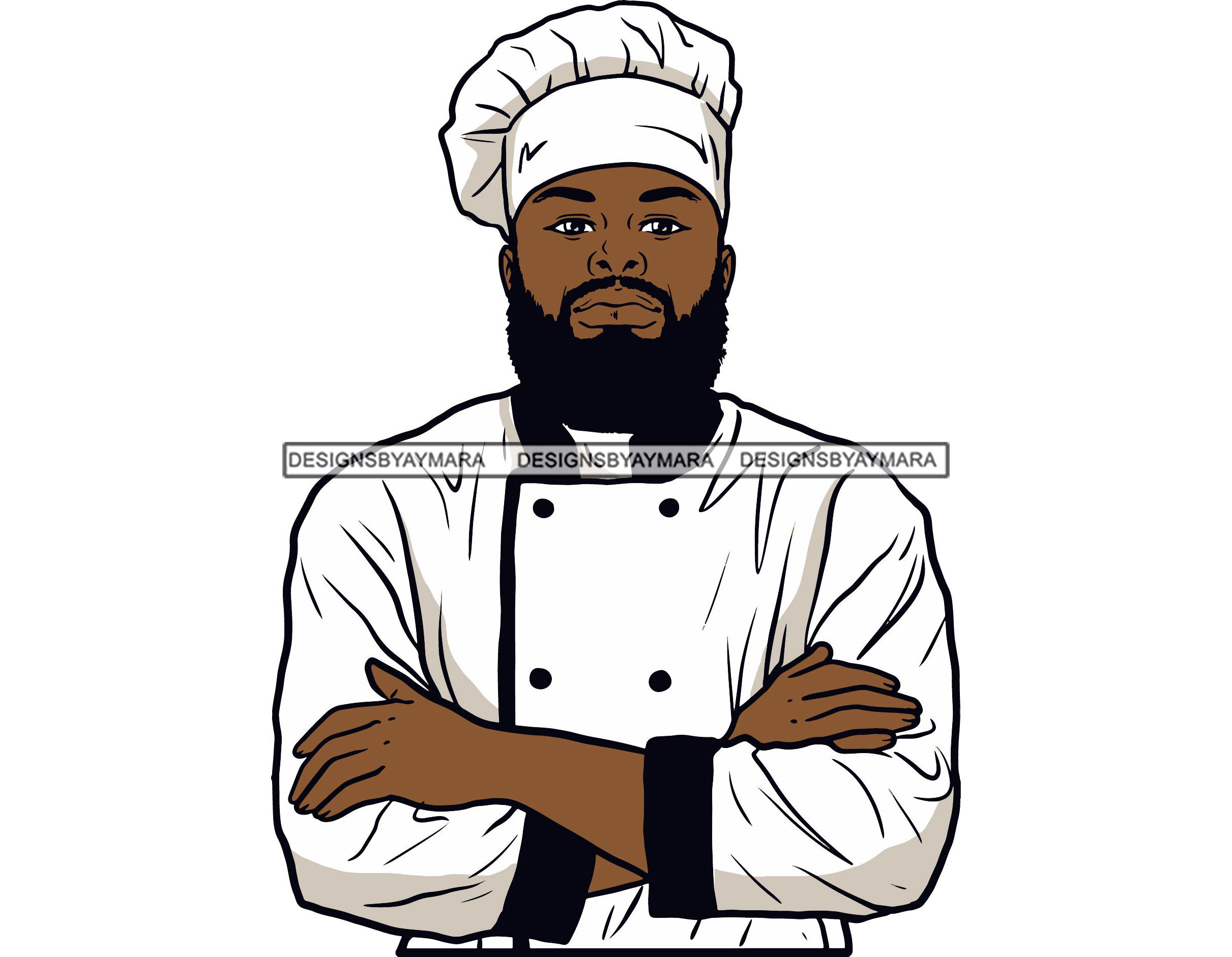 Afro Black Man Chef Kitchen Culinary Male Cooking Cook Cuisine - Etsy