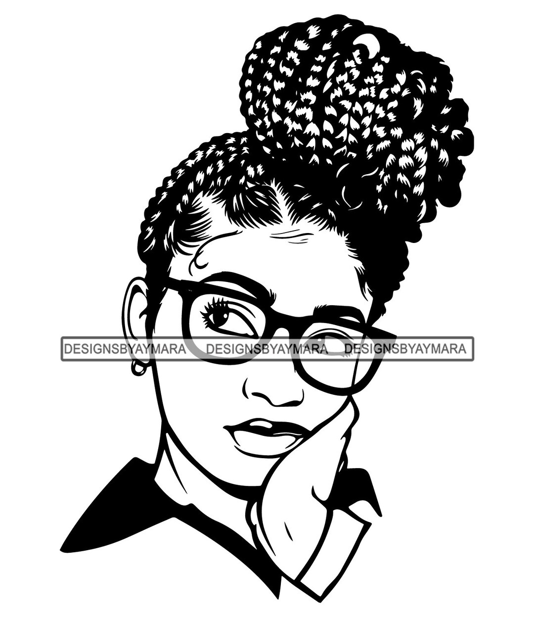 Black Women Braids Nubian Princess Queen Hair Beautiful African Female ...