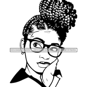 Black Women Braids Nubian Princess Queen Hair Beautiful | Etsy