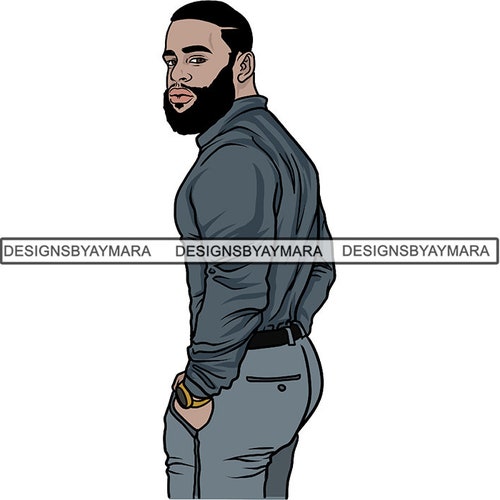 African Man SVG Black Men African American Abstract Male - Etsy