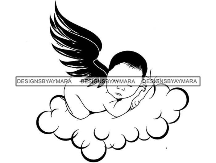 Sleeping Baby Boy Angel